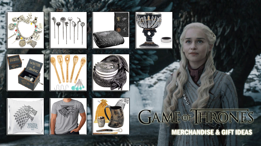 10 GAME OF THRONES MERCHANDISE & GIFT IDEAS