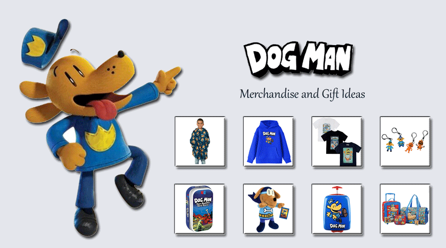 CHECK OUT DOG MAN MERCHANDISE AND GIFT IDEAS FOR YOUR KID